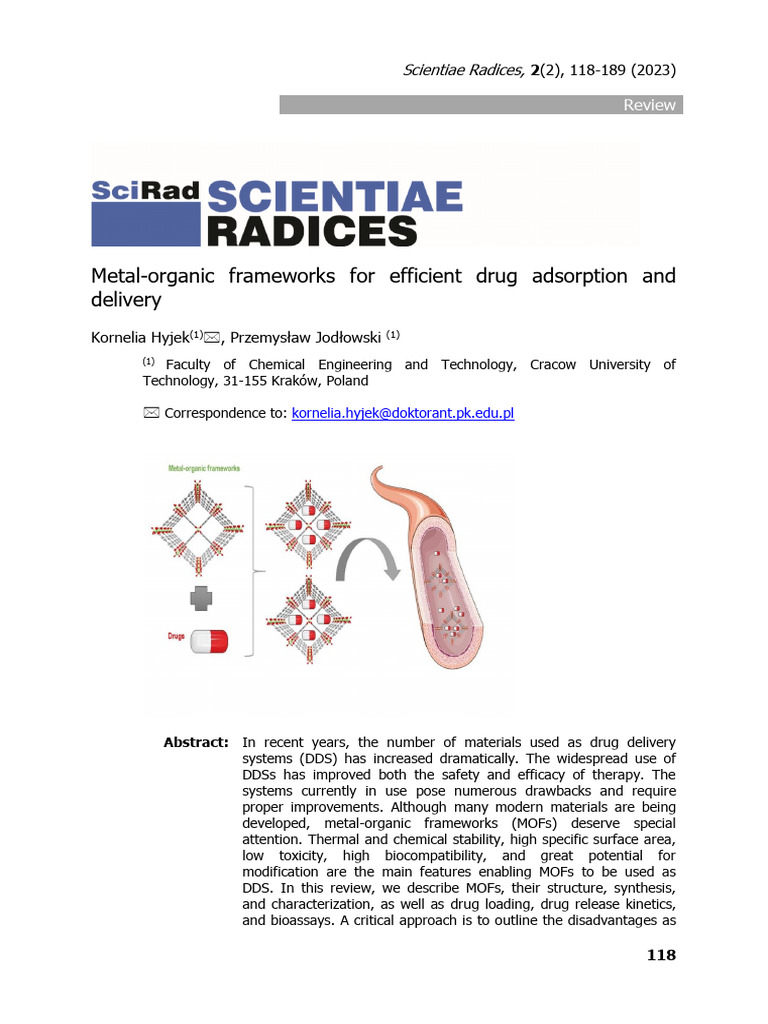 Hyjek Jodlowski Metal-Organic 2 2023 | PDF | Infrared Spectroscopy ...