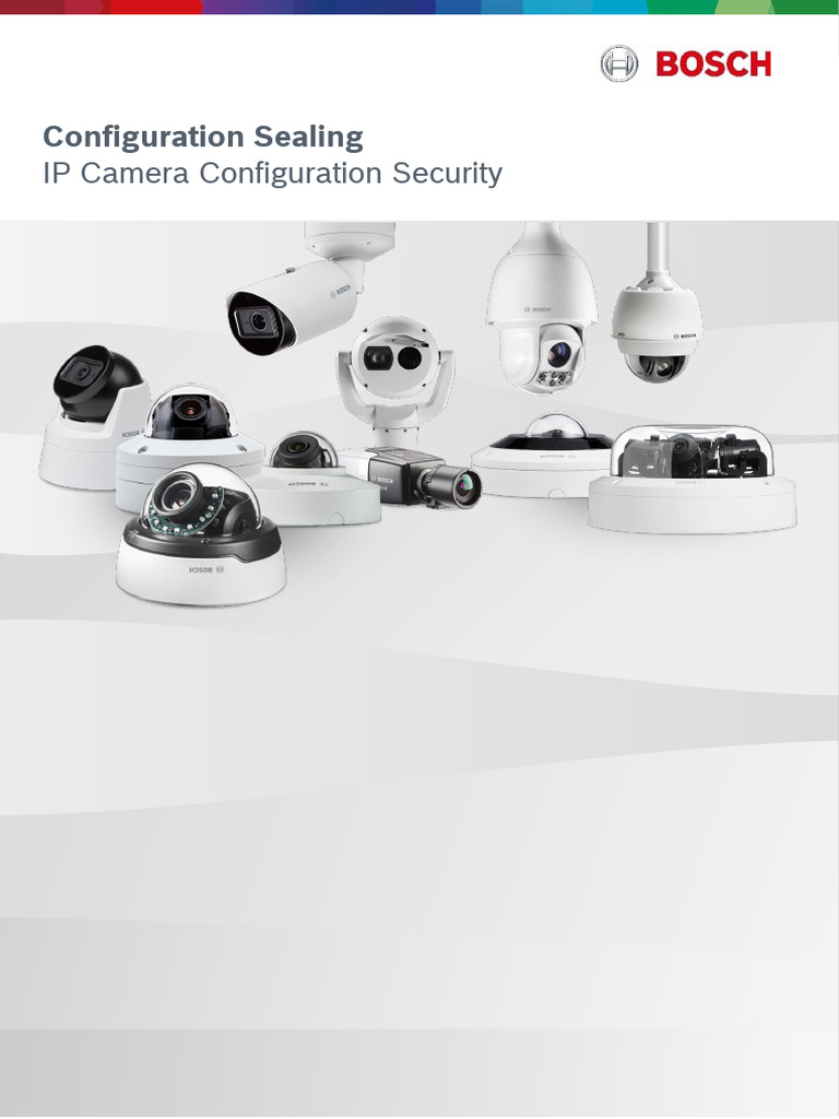Bosch ConfigSealing TechNote | PDF | Security Alarm | Computing