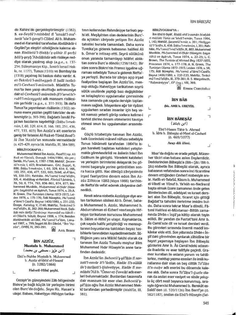 iBN AZUZ MUSTAFA B.MUHAMMED - c.19 | PDF