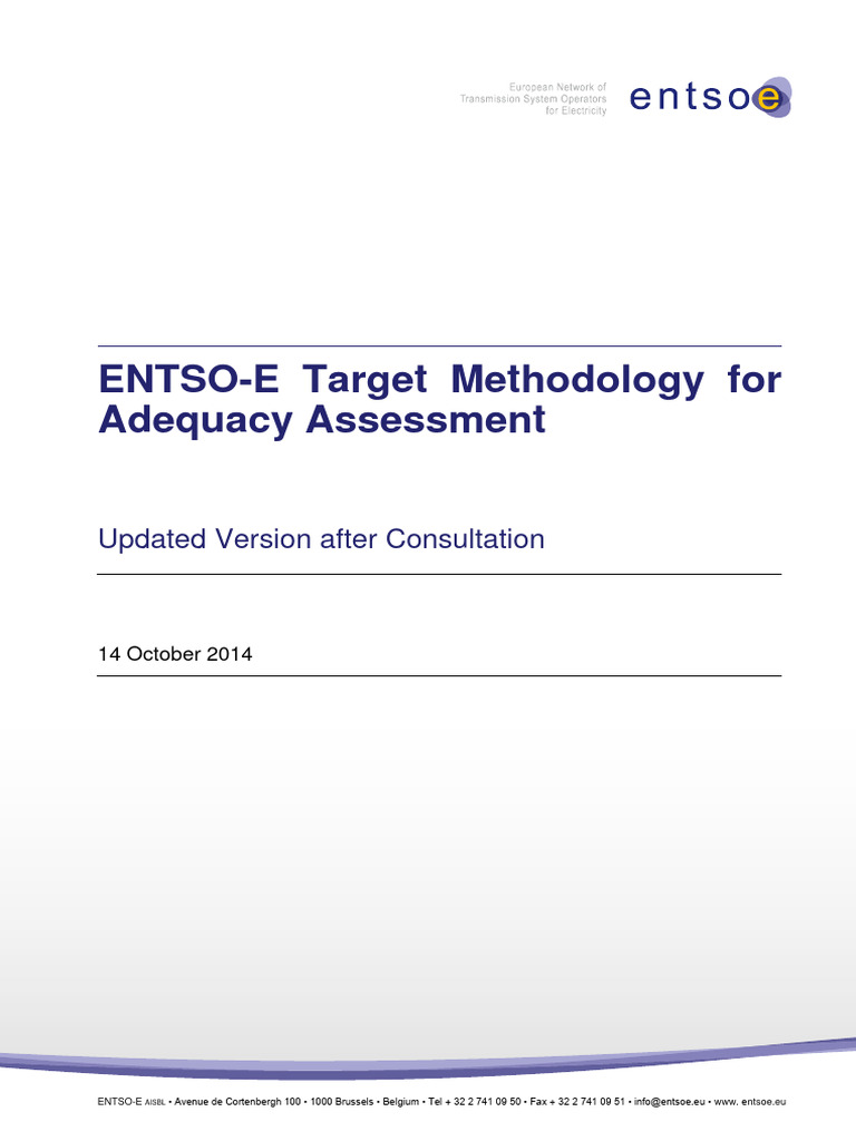Target Methodology For Adequacy Assessment After Consultation | PDF ...