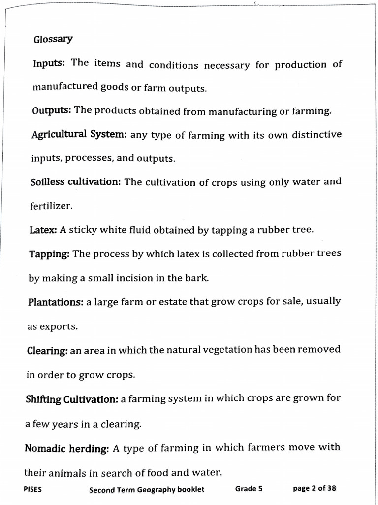Geo Booklet Gr5 | PDF
