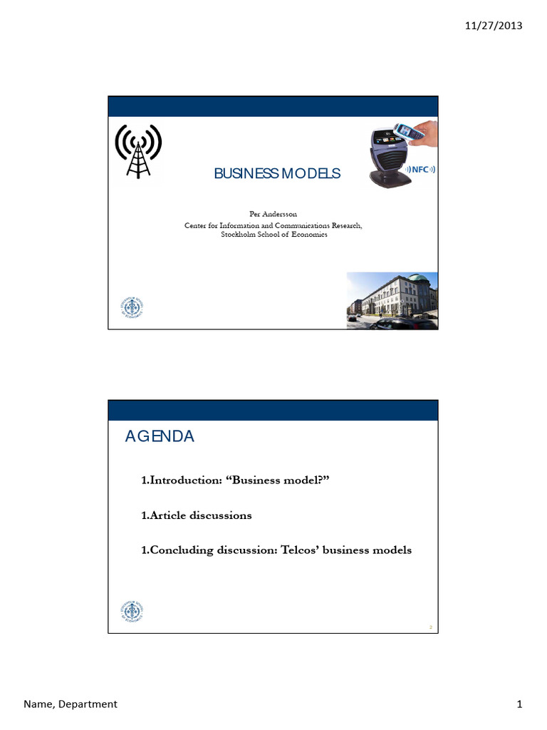Telcos' Business Models Analysis | PDF | Business Model | Strategic ...