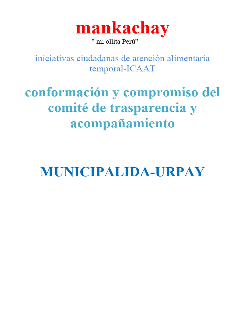 GUIA DE CTA | PDF | Gobierno local | Documento de identidad