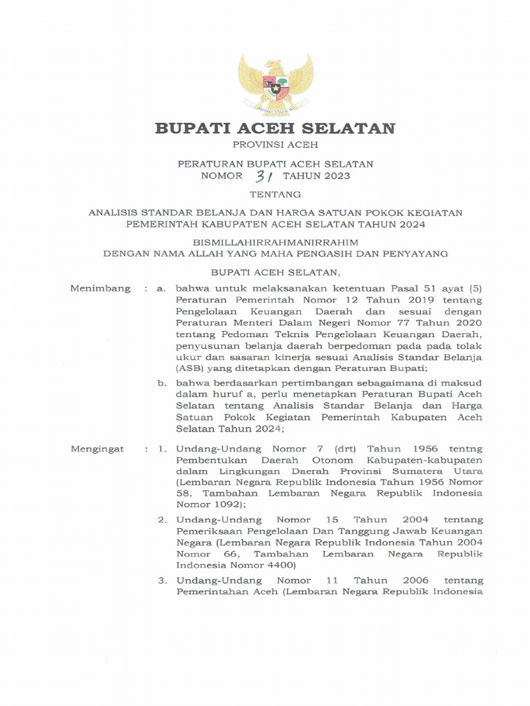 ASB Dan HSPK (SCAN) | PDF