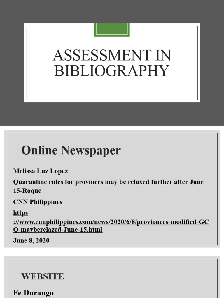 Understanding Bibliography in Research | PDF | Bibliography | Human ...