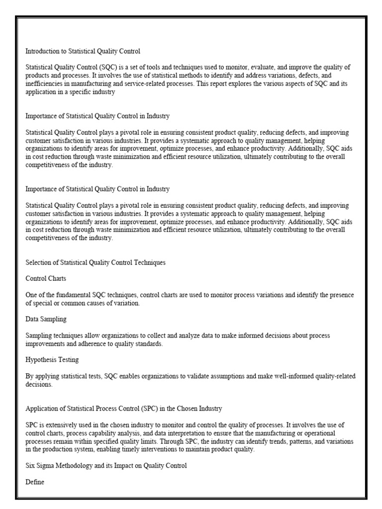 PRR Report | PDF | Six Sigma | Statistics