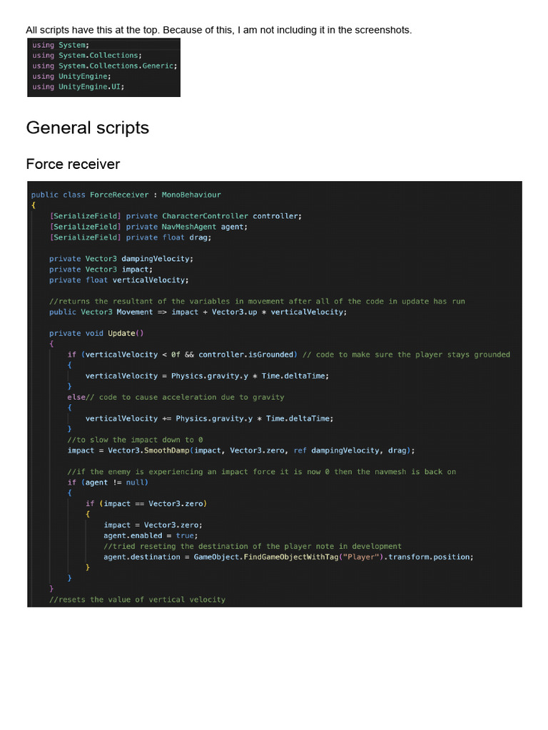 Code Screenshot Document | PDF
