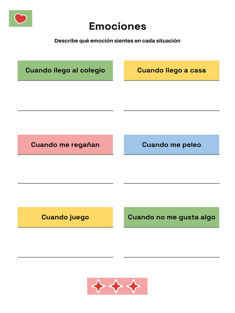 Actividades Emociones | PDF