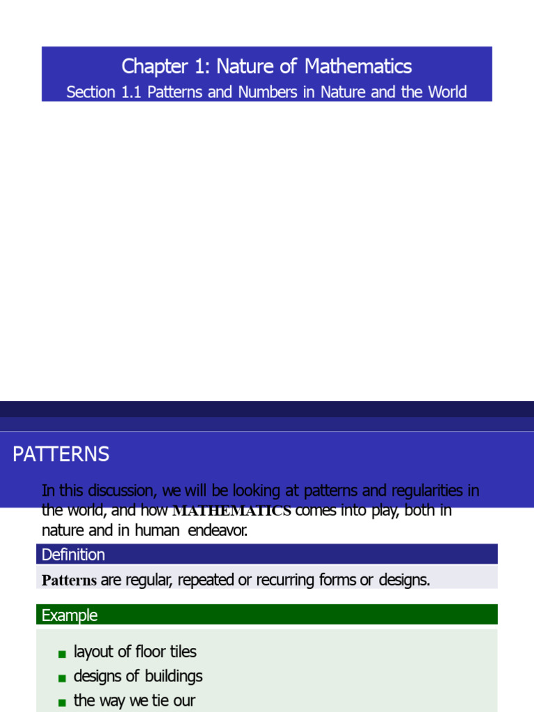 Natural-NUmbers-and-Patterns | PDF | Pattern | Symmetry