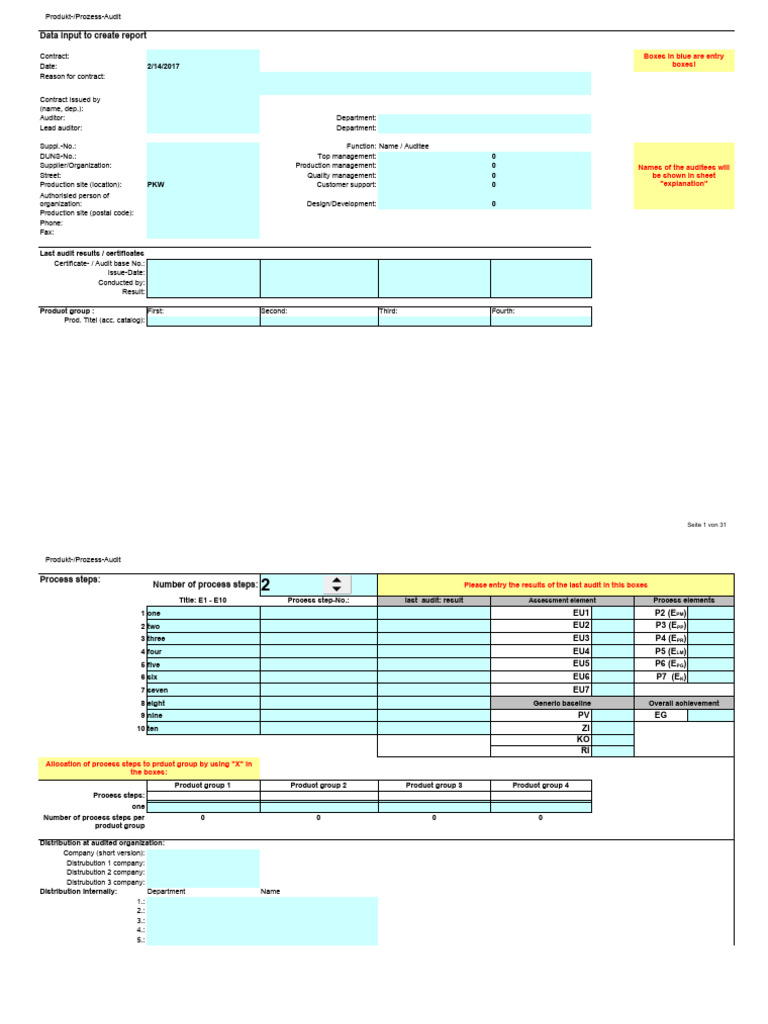 Check List VDA - Usar em Auditoria NOVO | PDF | Qualidade (negócios ...