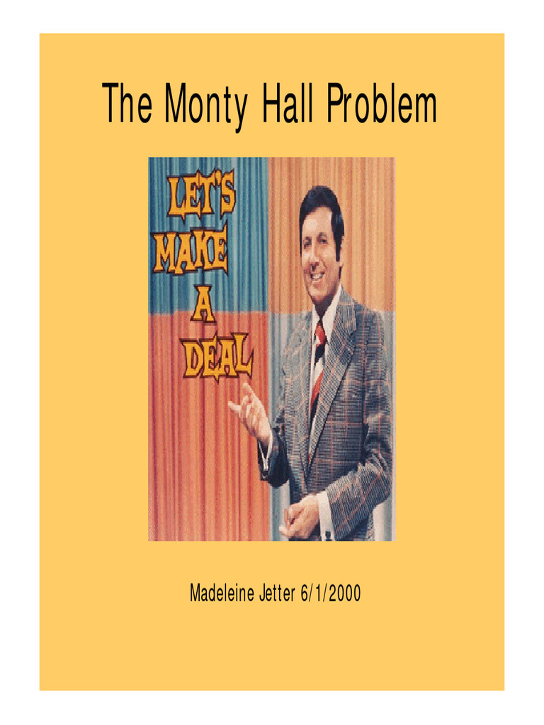 B4_Monty_Hall | PDF | Probability Theory