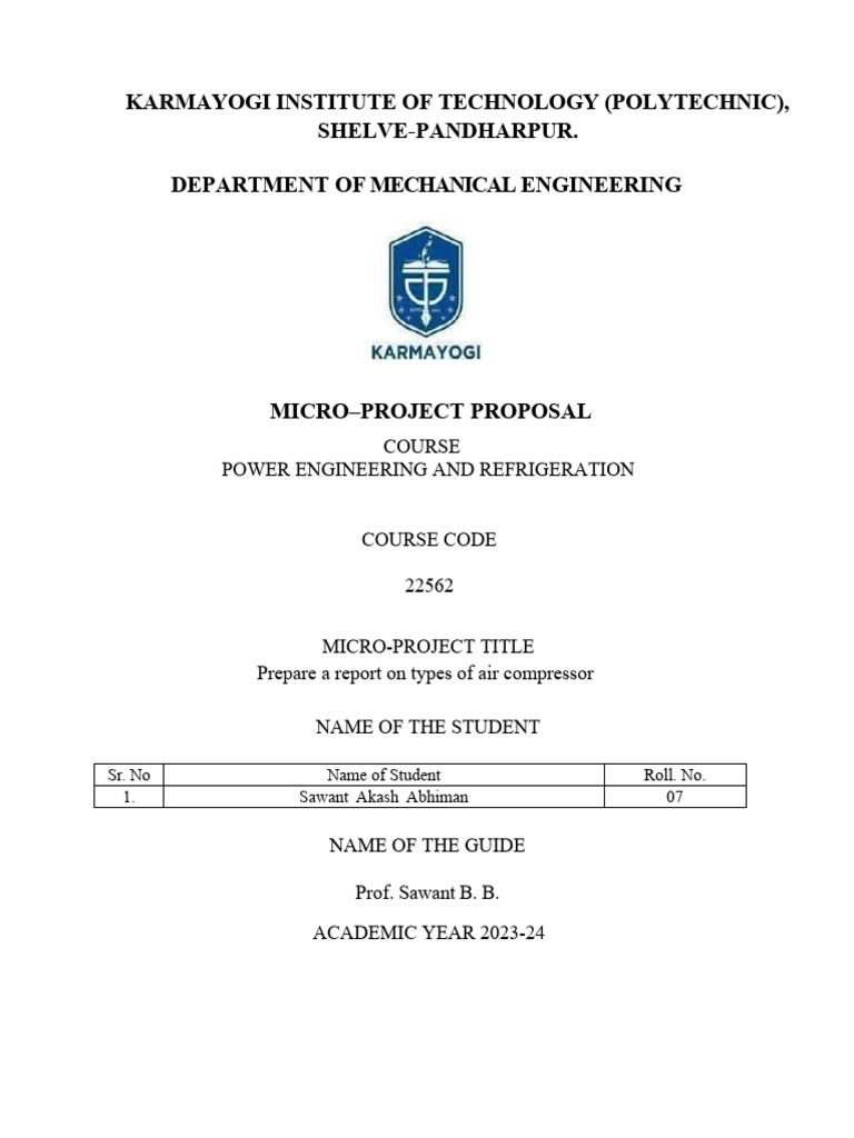 Ak PER Micro Project Proposl | PDF | Data | Information