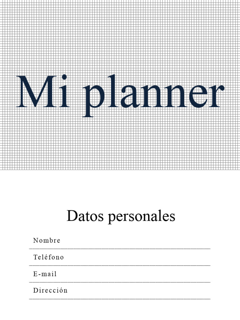Planner Mensual 2021-2022 | PDF