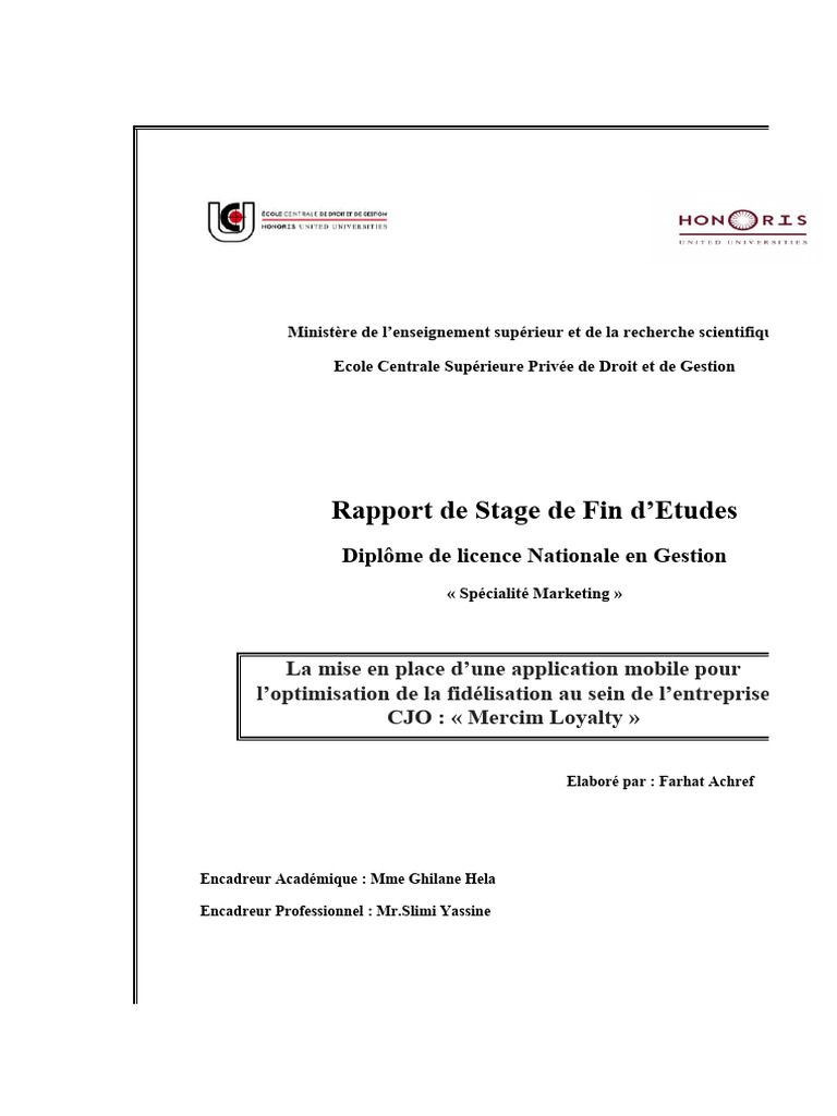 PFE Achref Farhat ( | PDF | Téléphone intelligent | Marketing mobile