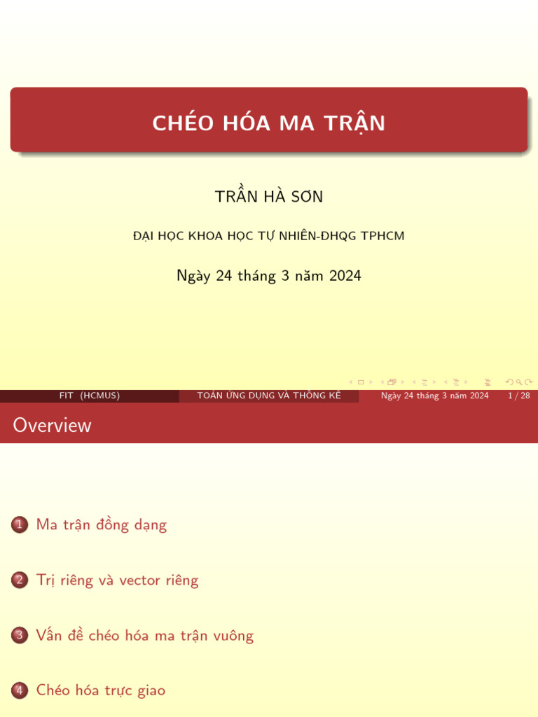 Diagonalizing A Matrix Pdf