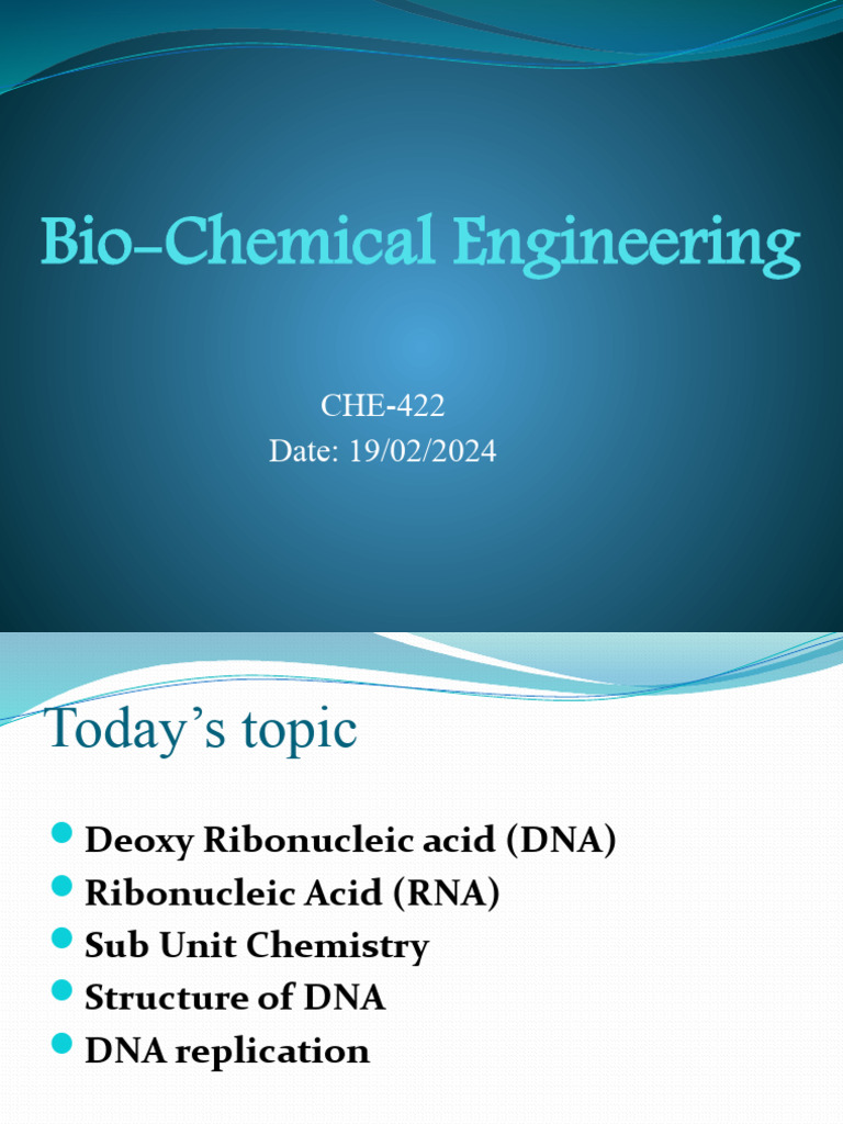 Lec 8 (BioChem) | PDF | Science & Mathematics