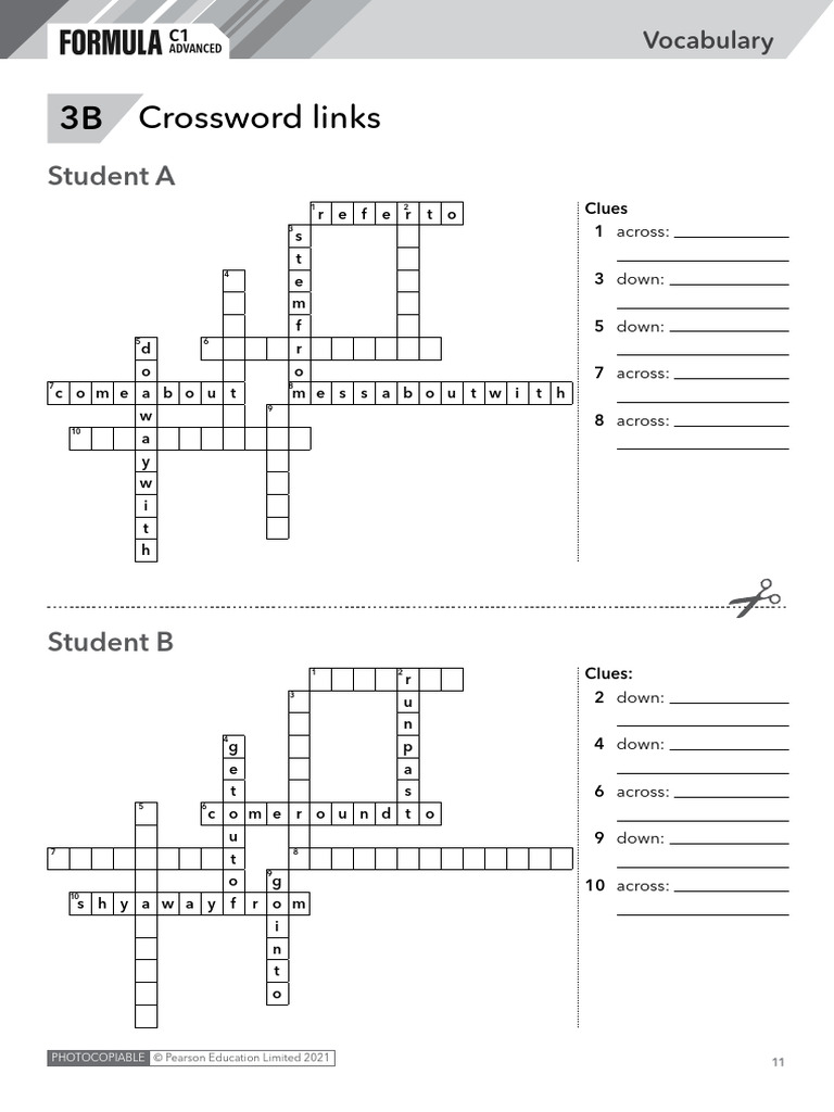 FORM_C1_Photocopiables_3B | PDF | Word Puzzles | Puzzles