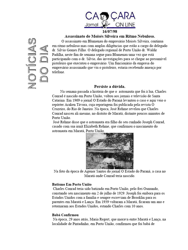 FAMILIA REGERT Jornal | PDF