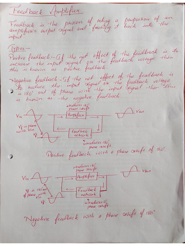 Feedback Amplifier Oscillator Pdf