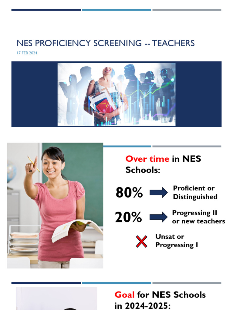 2024 2025 Proficiency Screening Teachers 20 Feb 2024 | Download Free PDF | Employee Retention ...
