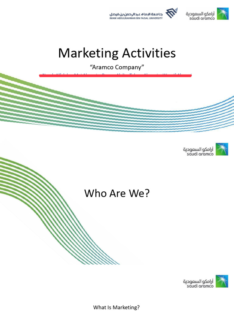 Aramco Marketing Strategies Overview | PDF | Marketing | Brand
