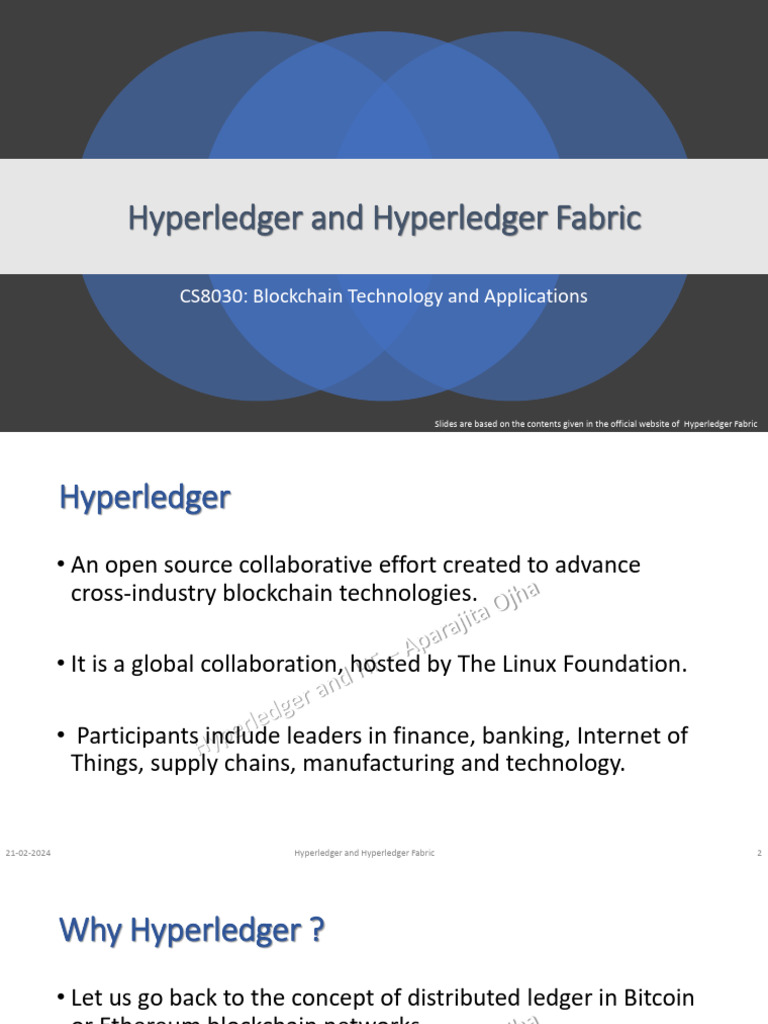 Slide 11 Hyperledger | Download Free PDF | Public Key Certificate | Computing