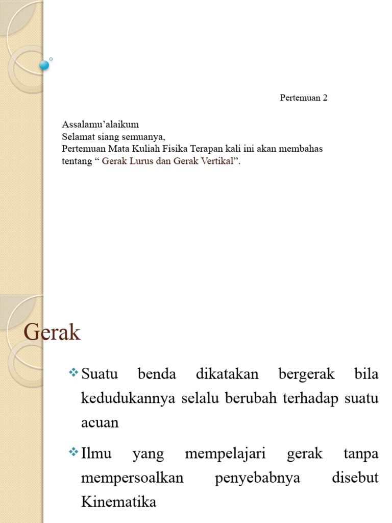 Rumus dan Contoh Gerak Vertikal | PDF