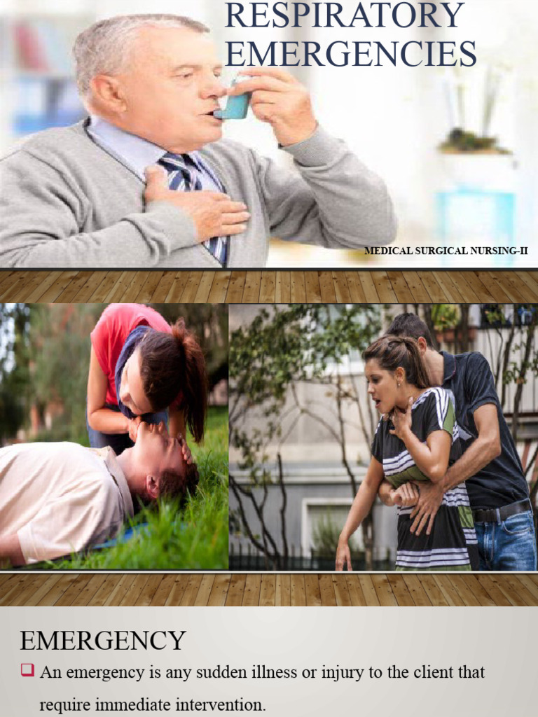 Presentation On Respiratory Emergency | Download Free PDF | Bronchitis ...