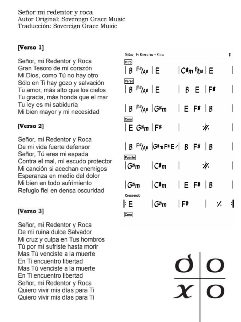 Señor Mi Redentor y Roca | PDF