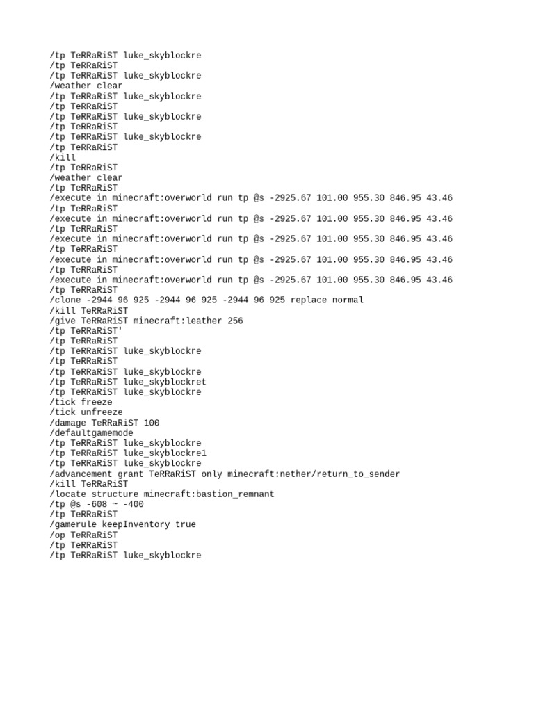 Command History | PDF | Technology & Engineering