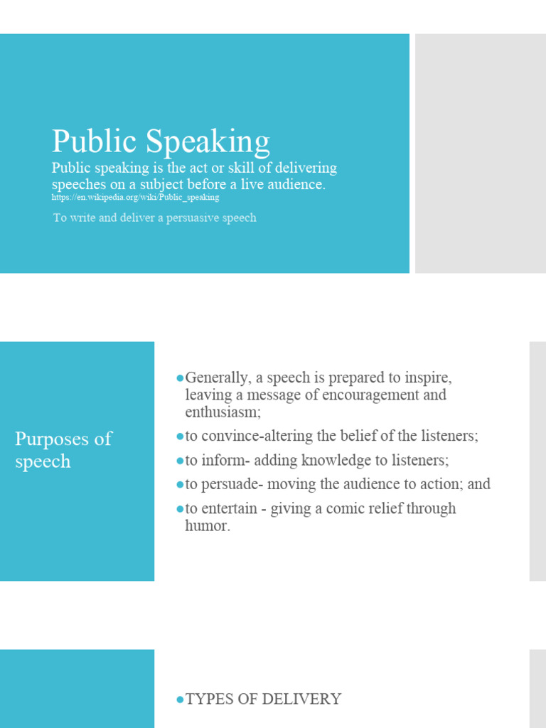 MT - Public Speaking | PDF | Argument | Public Speaking
