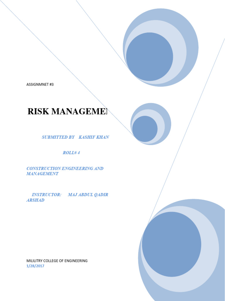 Risk Plan for Fly Over | PDF | Risk | Risk Management