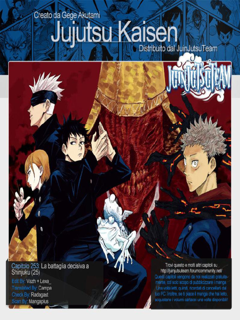 Capitolo 253 (Jujutsu Kaisen) | PDF