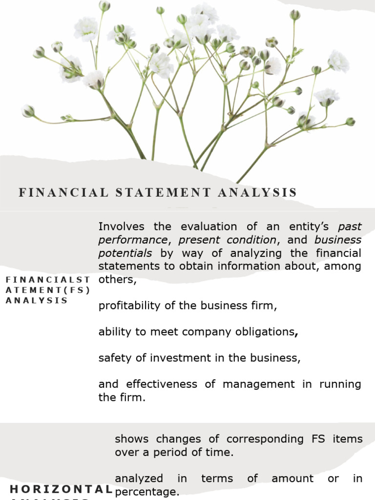 Financial Statement Analysis | PDF | Equity (Finance) | Dividend