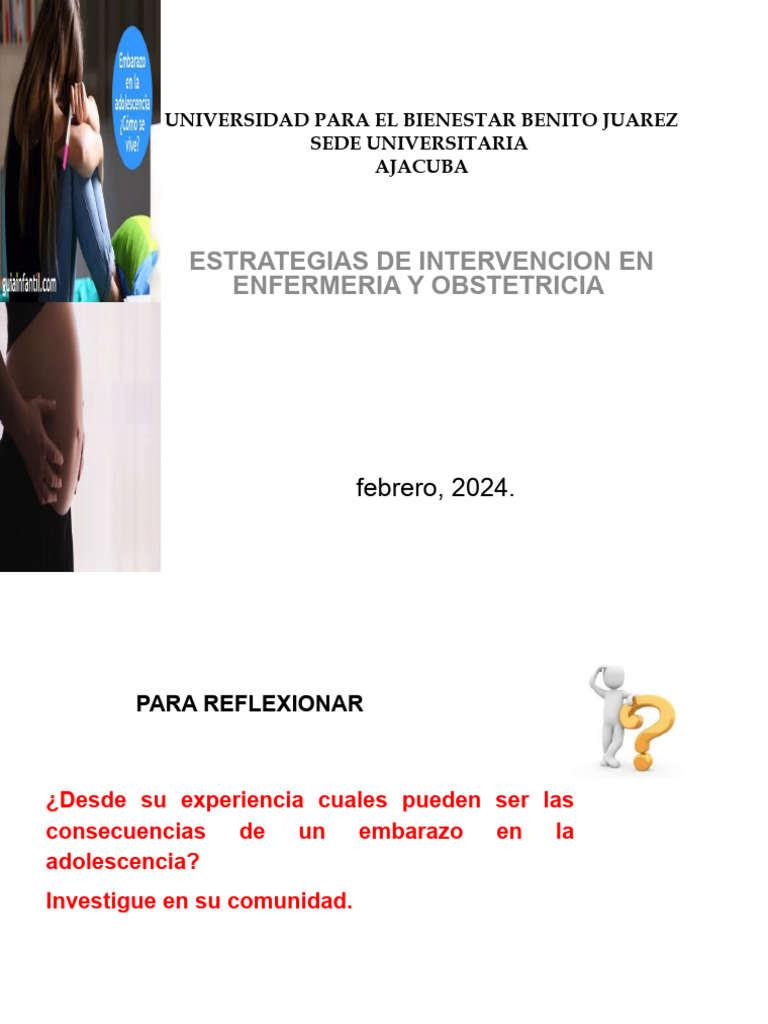 Clase 1 Embarazo No Deseado | PDF | El embarazo | Control de la natalidad