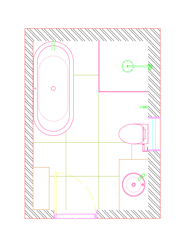 Krutika Bathroom Layout - Model | PDF