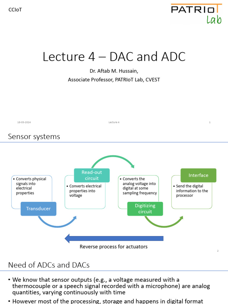 Lecture 4 - ADC and Digital Communication | Download Free PDF | Analog To Digital Converter ...
