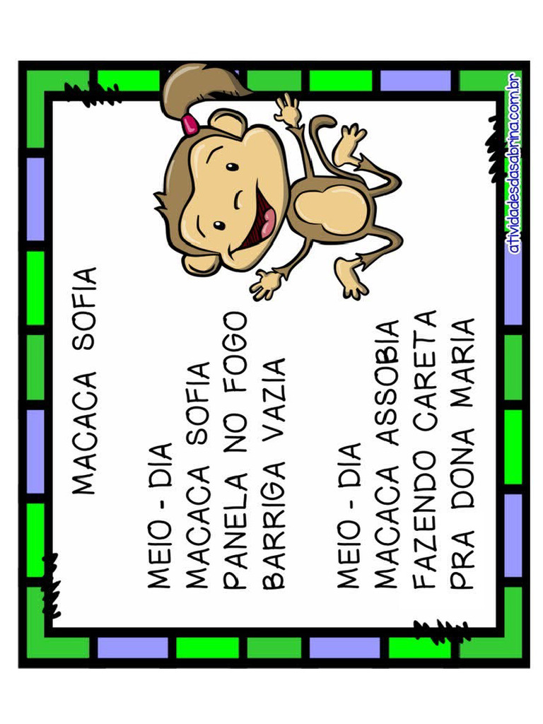 Parlenda Macaca Sofia | PDF