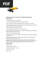Ficha Tecnica Pulidora Dewalt DWE4120 | PDF | Hogar, jardinería y bricolaje