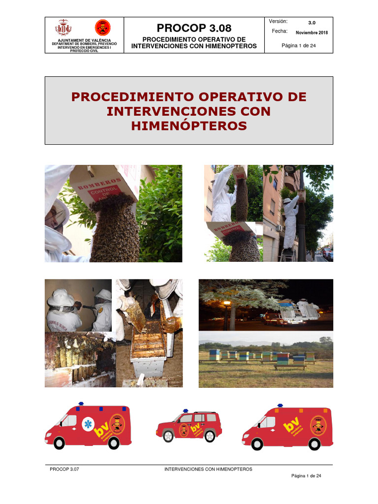 Procop 3.08 Intervenciones Con Himenopteros | PDF | Western Honey Bee ...
