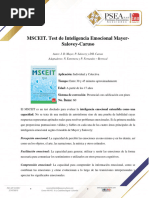 Test MSCEIT: Evaluación de Inteligencia Emocional | PDF | Relaciones ...