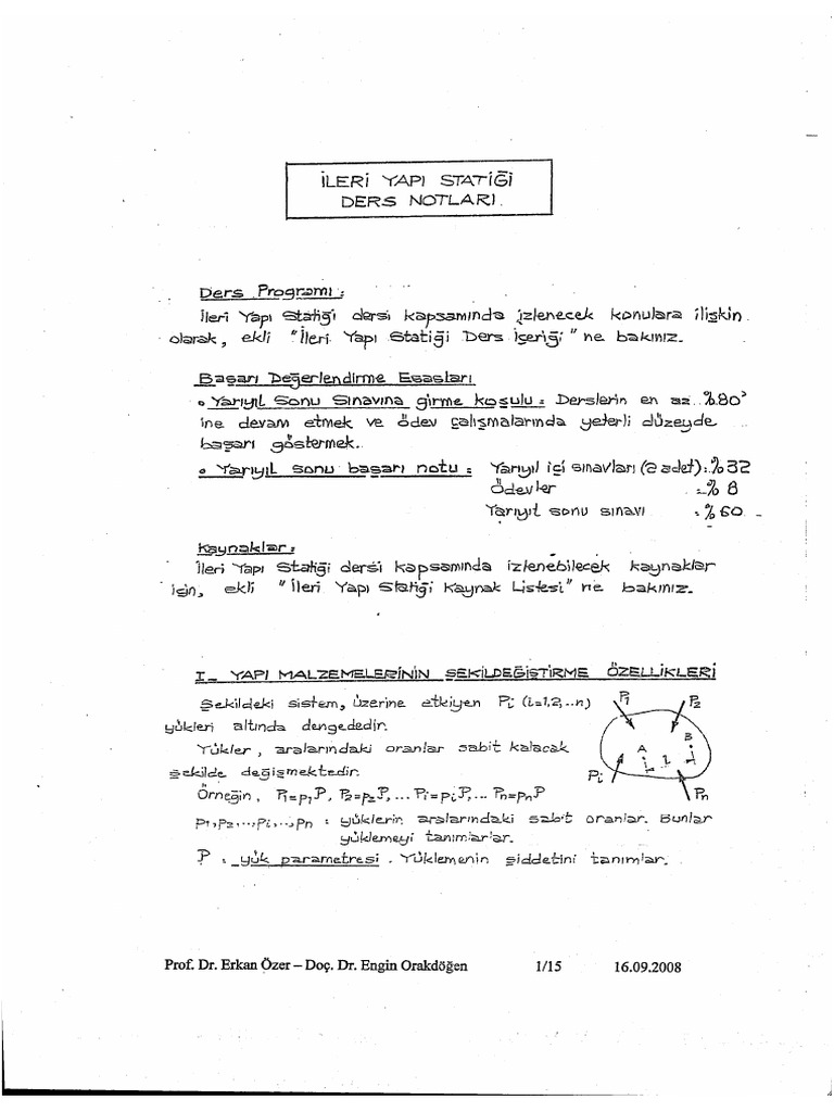 Hafta Ders Notu | PDF