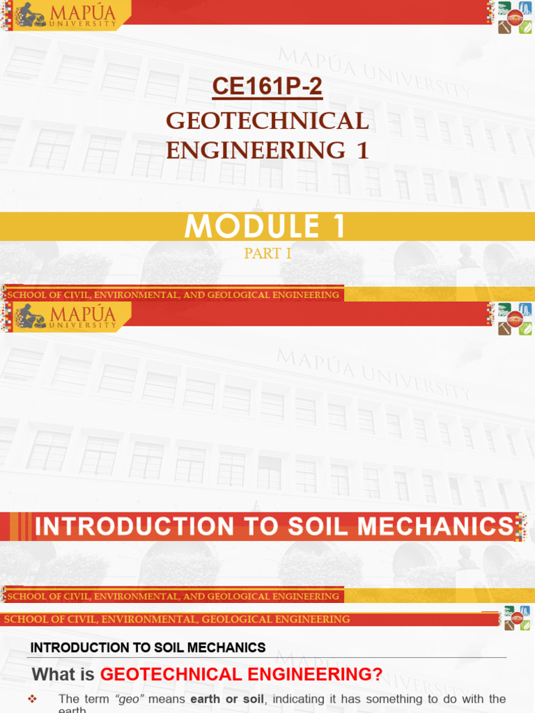 CE161P 2 - Module 1 Part I | Download Free PDF | Geotechnical Engineering | Density
