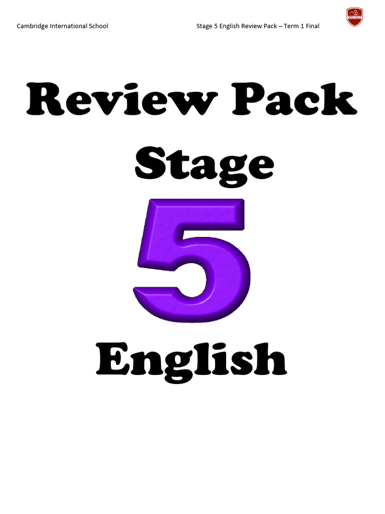 Stage 5 English Term 1 Final Review Pack Answers | PDF | Penguin | Zoology