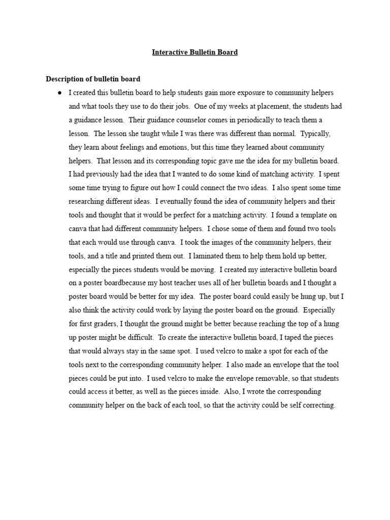 S - Interactive Bulletin Board | PDF | Cognition | Psychology