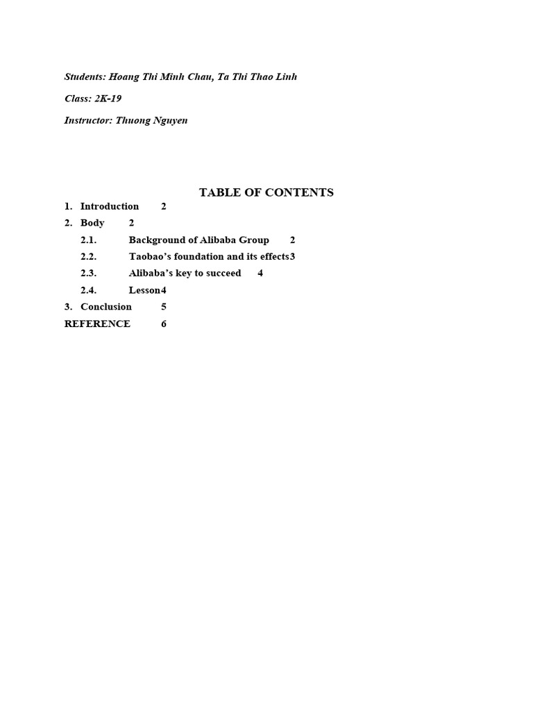 Ba Alibaba Group Pdf Alibaba Group E Commerce