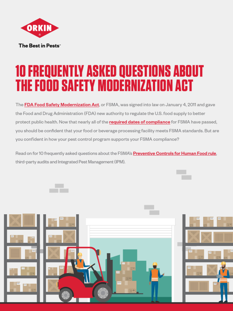 10-Frequently-Asked-Questions-About FSMA_August 2023 | PDF | Hazard Analysis And Critical ...
