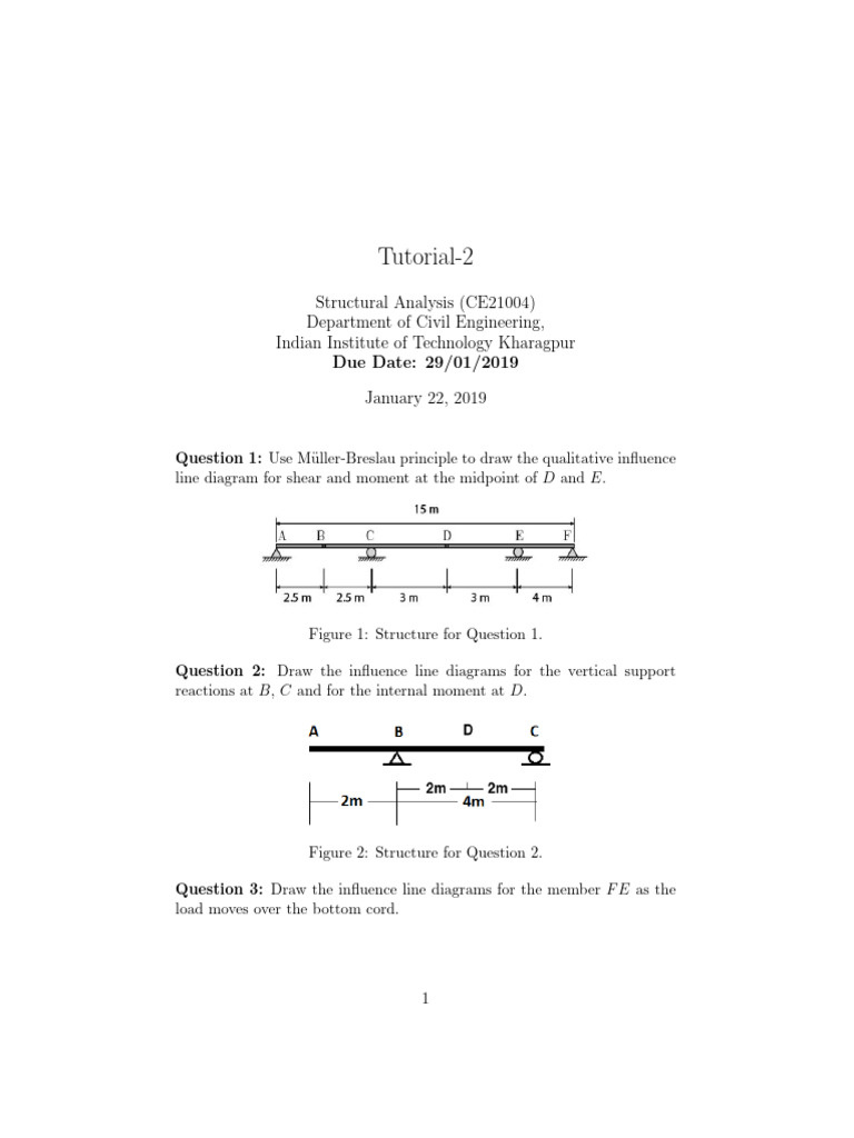Structural Analysis Tutorial 2 | PDF | Structural Analysis | Mechanical ...