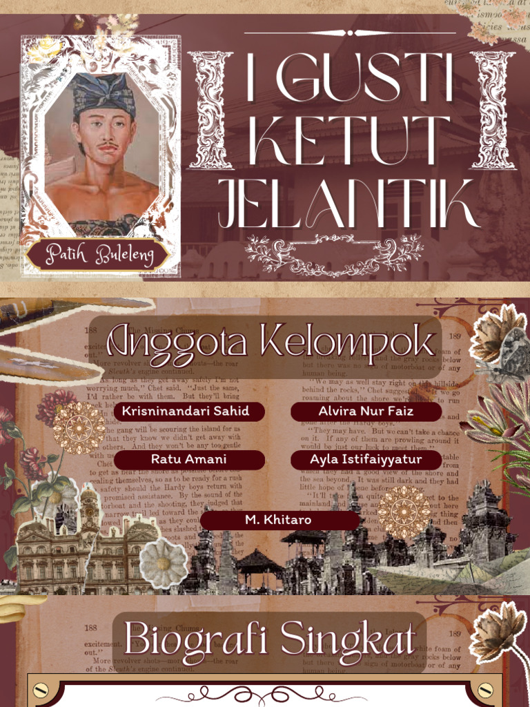 Perjuangan I Gusti Ketut Jelantik di Bali | PDF