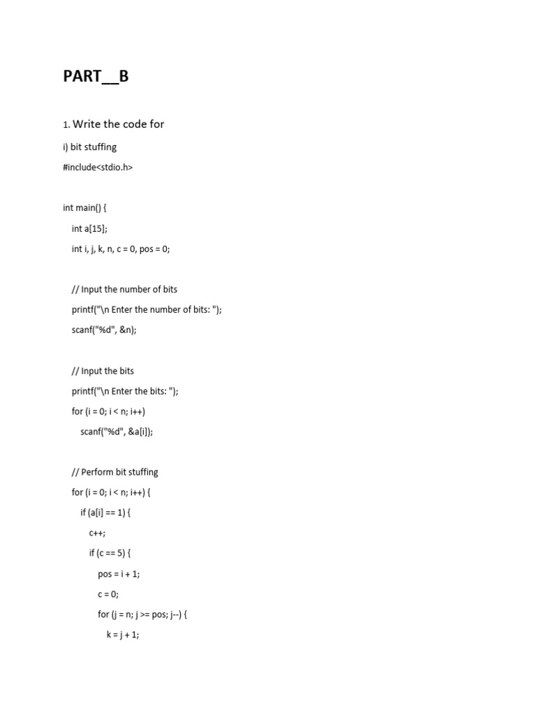 CN - PART B | PDF | Software Engineering | Computer Data